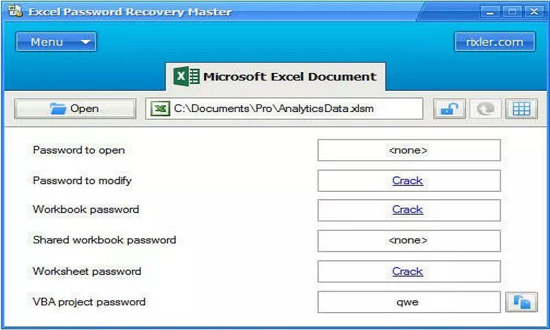 Recover Password Excel 2010 File